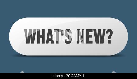 what's new? button. rounded glass sign. sticker. banner Stock Vector ...