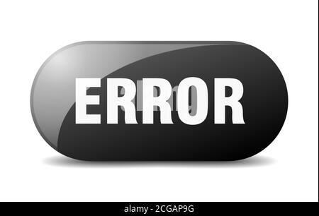 error button. rounded glass sign. sticker. banner Stock Vector Image ...