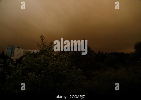 Portland, United States. 09th Sep, 2020. Catastrophic wildfires in ...