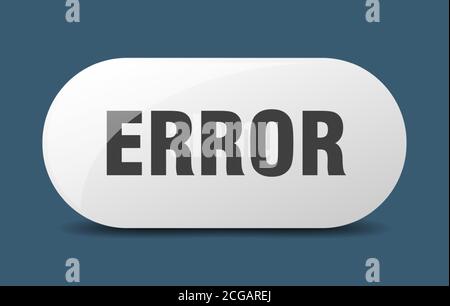 error button. rounded glass sign. sticker. banner Stock Vector Image ...