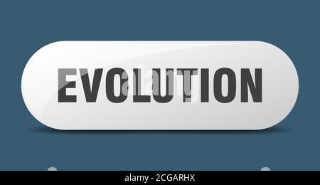evolution button. rounded glass sign. sticker. banner Stock Vector ...