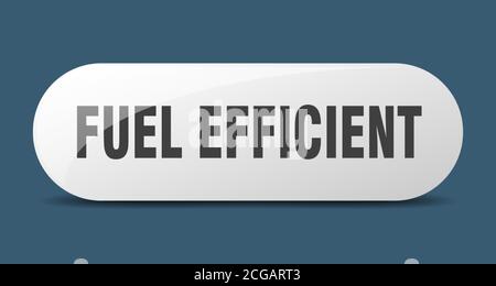 fuel efficient button. rounded glass sign. sticker. banner Stock Vector ...