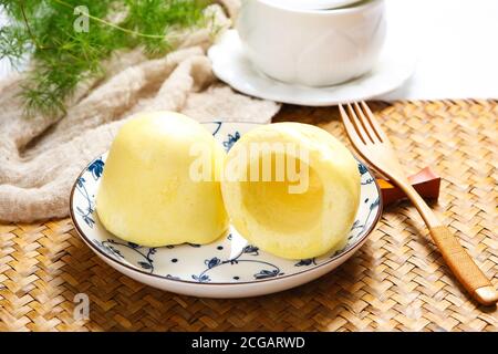 A small amount of steamed corn Stock Photo - Alamy