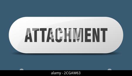attachment button. rounded glass sign. sticker. banner Stock Vector ...