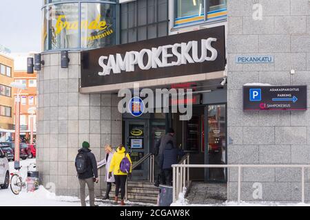 Sampokeskus mall in Rovaniemi Finland Stock Photo - Alamy