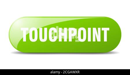 touchpoint button. rounded glass sign. sticker. banner Stock Vector ...