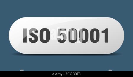 iso 50001 button. rounded glass sign. sticker. banner Stock Vector ...