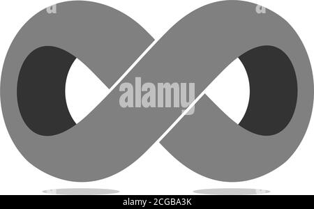 3d curves infinity design logo vector Stock Vector Image & Art - Alamy