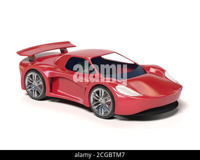 3d rendering of a sports car in dark shady environment Stock Photo - Alamy