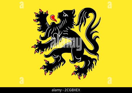 Flag of Flanders Stock Photo - Alamy