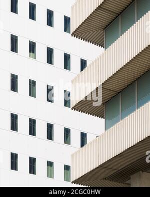Rotterdam, Netherlands - De Rotterdam mixed use towers by OMA ...