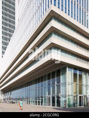 Rotterdam, Netherlands - De Rotterdam mixed use towers by OMA ...