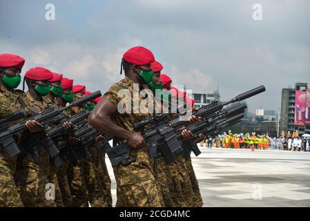 The inauguration ceremony of "Sheger Park" accompanied by a military ...