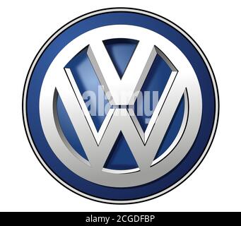 VW Volkswagen car logo symbol Stock Photo - Alamy