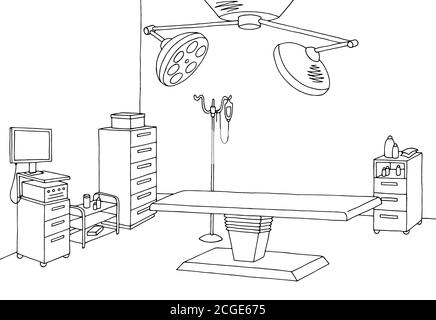 Illustration of a operating room Stock Vector Image & Art - Alamy