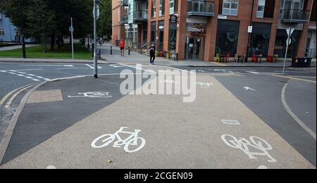 September 2020 - Cycle path and routes in Bristol City Centre near ...