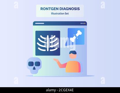 Rontgen diagnosis people skull fracture bone bronchial campaign for web ...