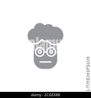 Meh boy, man icon vector, emoticon symbol. Modern flat symbol for web ...
