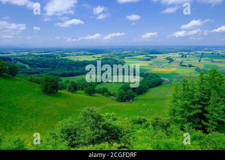 Scenery of Memuro Town, Hokkaido Prefecture, Japan Stock Photo - Alamy