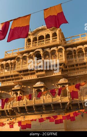 India, Rajasthan, Jaisalmer, Jaisalmer Fort, Fort Palace Stock Photo ...