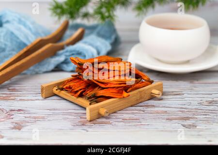 Lily flower tea Stock Photo - Alamy