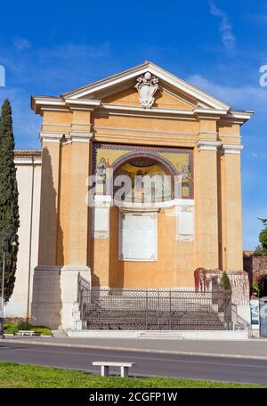 The Scala Sancta. Holy Stairs. Scala Santa. Rome, Italy Stock Photo - Alamy
