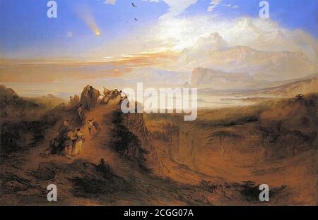 John Martin - The Eve of the Deluge Stock Photo - Alamy