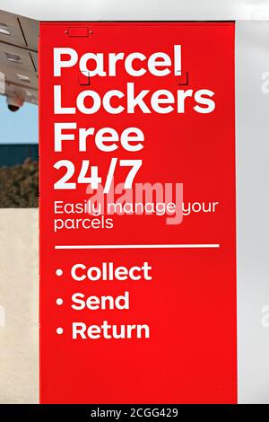 Ballarat Australia / Australia Post 24/7 Parcel Lockers located at ...