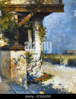 Paterson James - Moniaive - British School - 19th Century Stock Photo ...