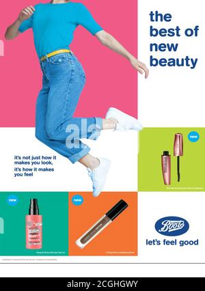 2010s UK Boots Magazine Advert Stock Photo - Alamy