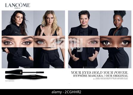 2010s UK Lancome Magazine Advert Stock Photo - Alamy