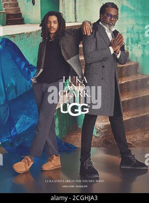 2010s UK UGG Magazine Advert Stock Photo - Alamy