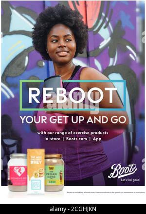 2010s UK Boots Magazine Advert Stock Photo - Alamy