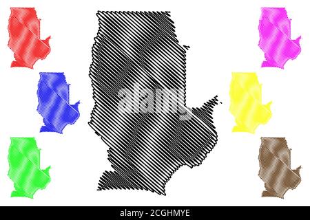 Davao City (Republic of the Philippines, Davao Region) map vector ...