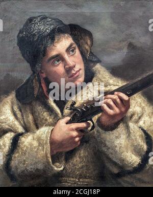 Snape William Hamilton - the Young Hunter Stock Photo - Alamy
