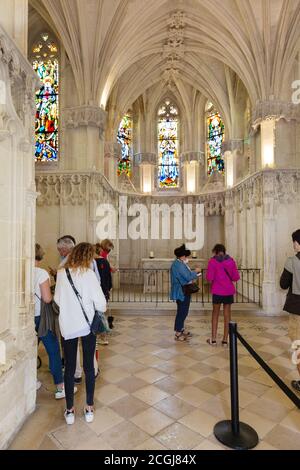 Amboise, Saint Hubert gothic chapel, Leonardo Da Vinci tomb. Loire ...