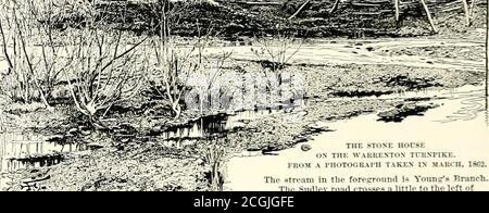 First Manassas map Stock Photo - Alamy