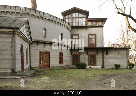 Palace-park complex of Lubomirski family in Przeworsk. Poland Stock ...