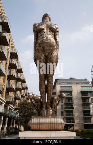 Figurehead Sculpture Statue by Rick Kirby at Fulham Reach, Parr's Way ...