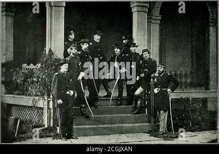 A photograph of General Edwin V. Sumner on the battlefield during the ...