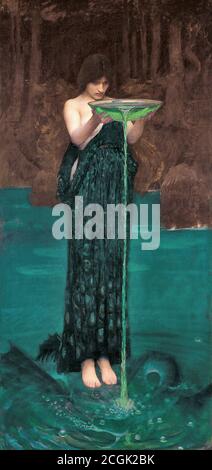 Waterhouse John William - Circe - British School - 19th Century Stock ...