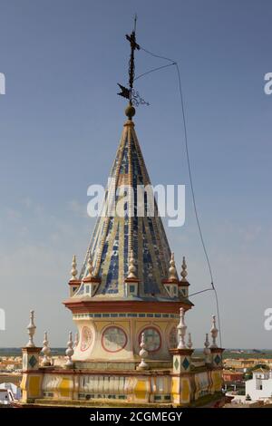 Detail of lightning rod on the roof of a house. Lightning Protection ...