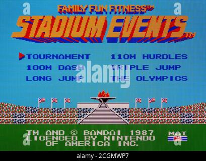 Stadium Events - Nintendo Entertainment System - NES Videogame ...