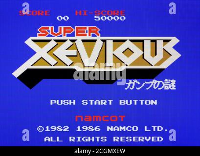 Super Xevious - Nintendo Entertainment System - NES Videogame ...