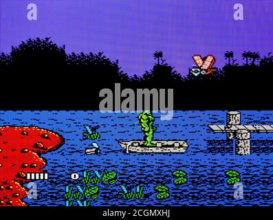 Swamp Thing - Nintendo Entertainment System - NES Videogame - Editorial ...