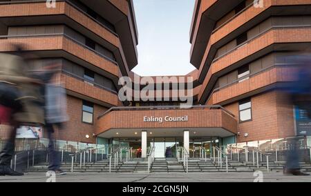 Ealing Council Town Hall Stock Photo - Alamy