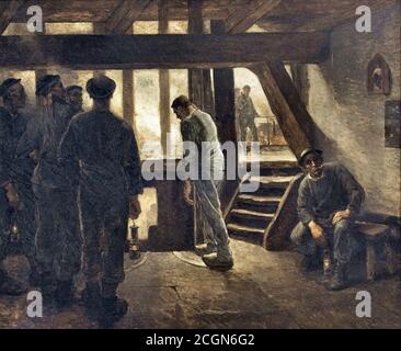 Constantin Meunier, Miner at the Exit of the Shaft, 1880s, Meunier ...