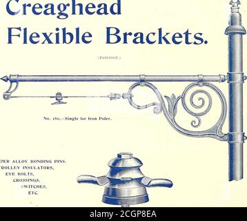. Electric railway journal . -iron bracket and from the center of the ...
