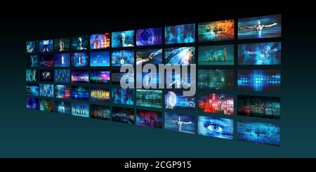 Stepping into the Future as a Business Technology Concept Stock Photo ...