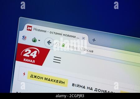 Ryazan, Russia - August 26, 2018: Homepage of Xhamster Premium website ...